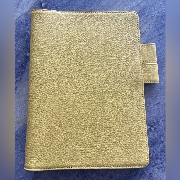 Hobonichi | Office | Hobonichi Techo A5 Cousin Leather Brilliant Yellow ...